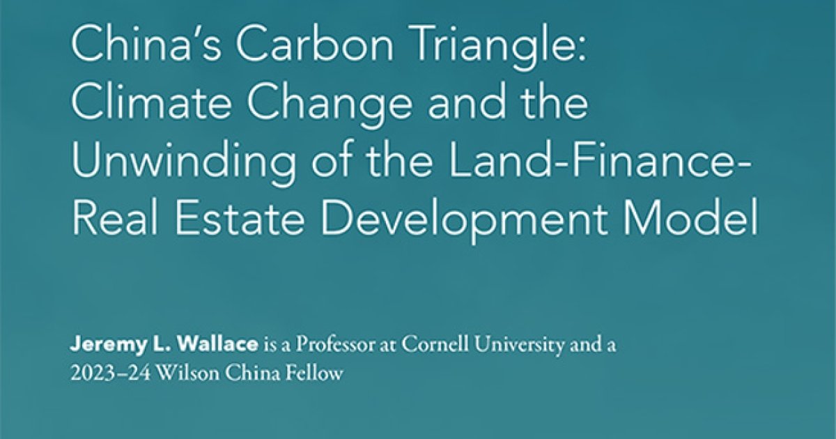 China's Carbon Triangle: Climate Change and the Unwinding of the Land ...