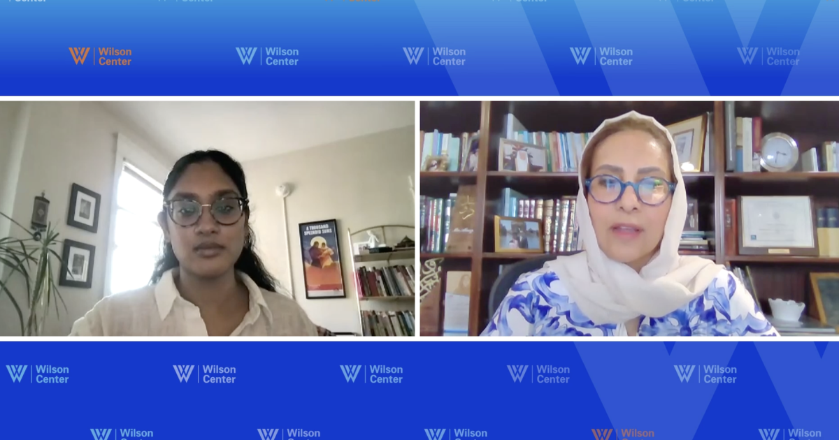 A Conversation with Mae S. Al Mozaini, Founder & CEO, Nusf | Wilson Center